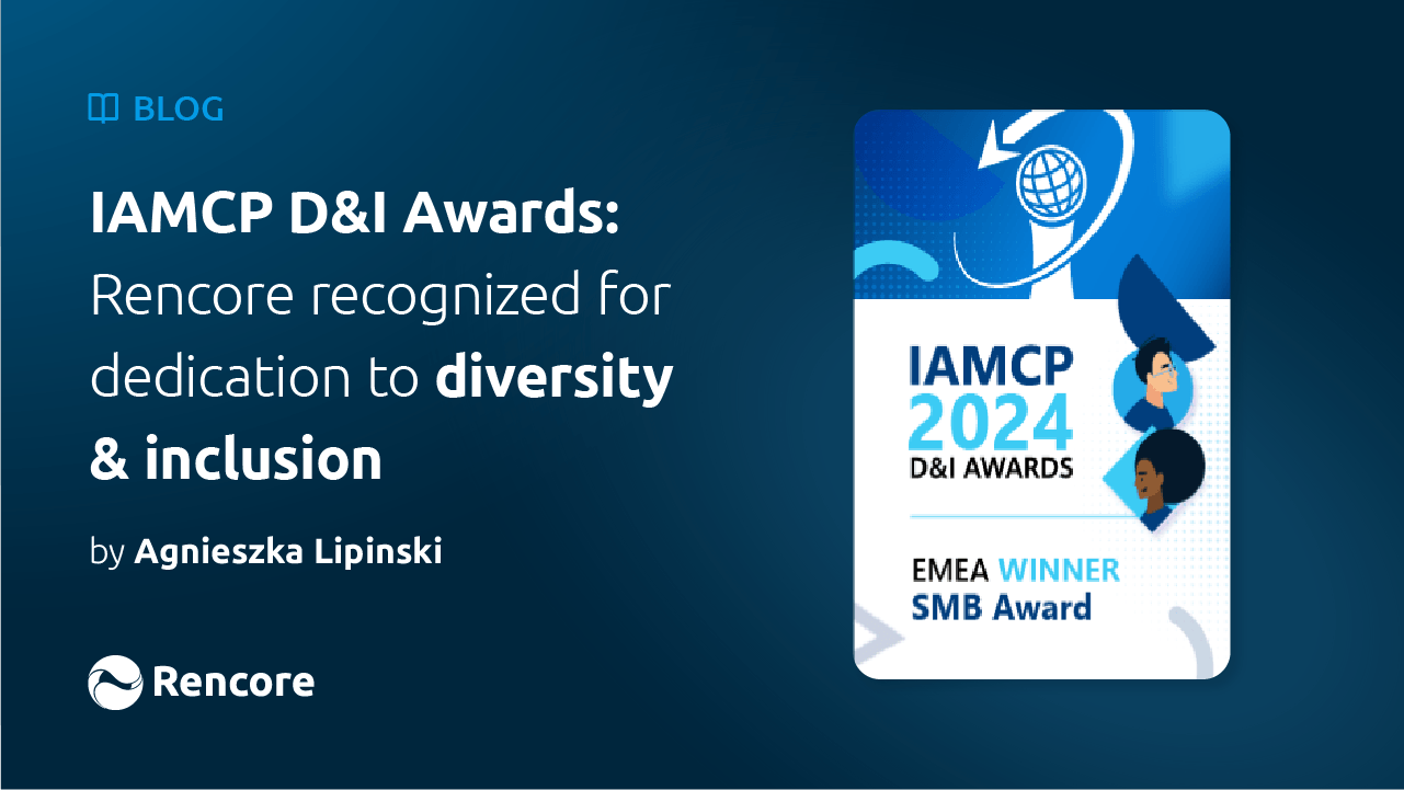 IAMCP D&I Awards: Rencore recognized for dedication to diversity & inclusion